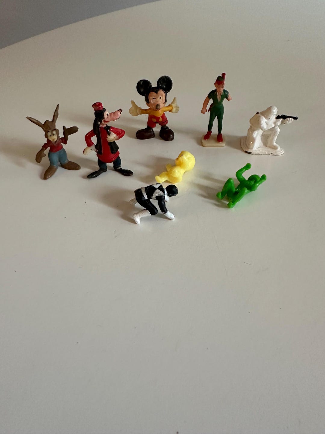 Marx Disneykins Mickey Mouse, Br’ Er Rabbit, Goofy,power Ranger, Peter ...