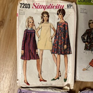 Vintage Simplicity Sewing Patterns Size 12, Lot of 4 - Etsy