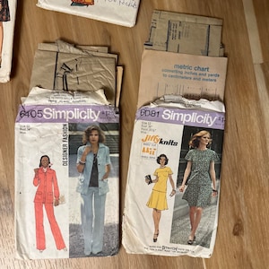 Vintage Simplicity Sewing Patterns Size 12, Lot of 4 - Etsy