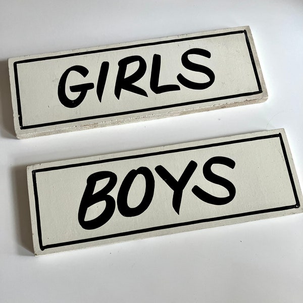 Boys Bathroom Sign - Etsy