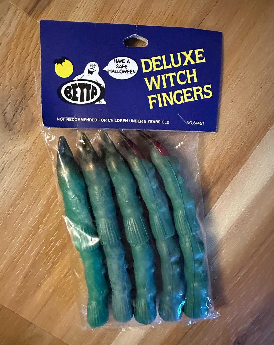 Vintage Deluxe Witch Fingers 1993 Original Packaging, 90s Ghouls ...