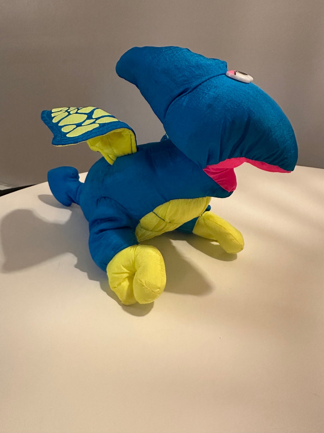 Vintage 1992 Fisher Price Puffalump Pteradactyl Stuffed Toy Retro Kids ...