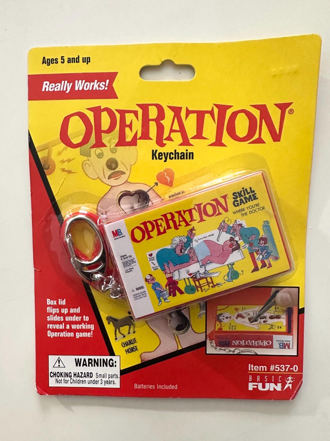 90s Keychain Mini Operation Game 1998 Sealed - Etsy