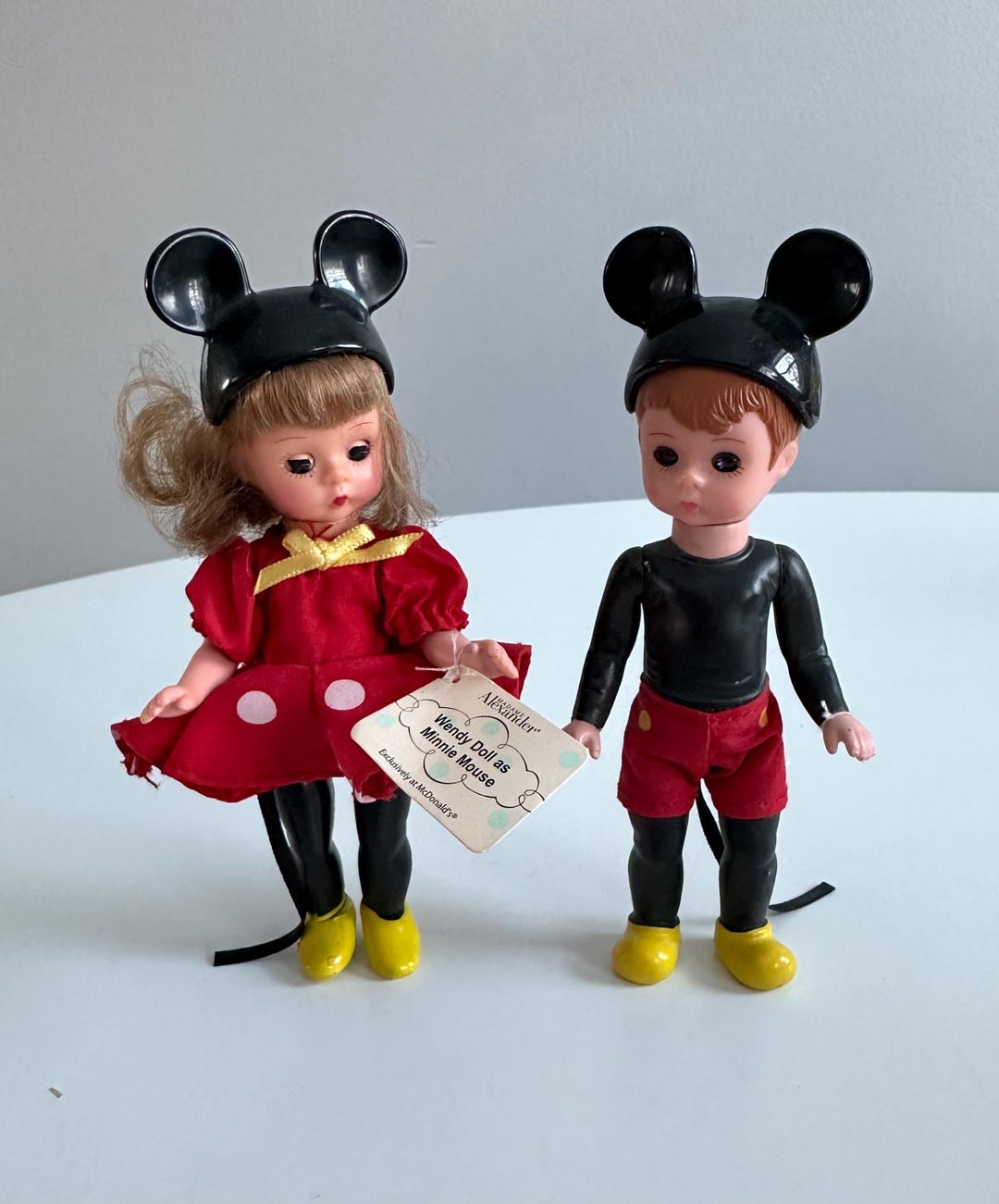 Madame Alexander Dolls Minnie Mouse and Mickey Mouse Mcdonalds Happy ...