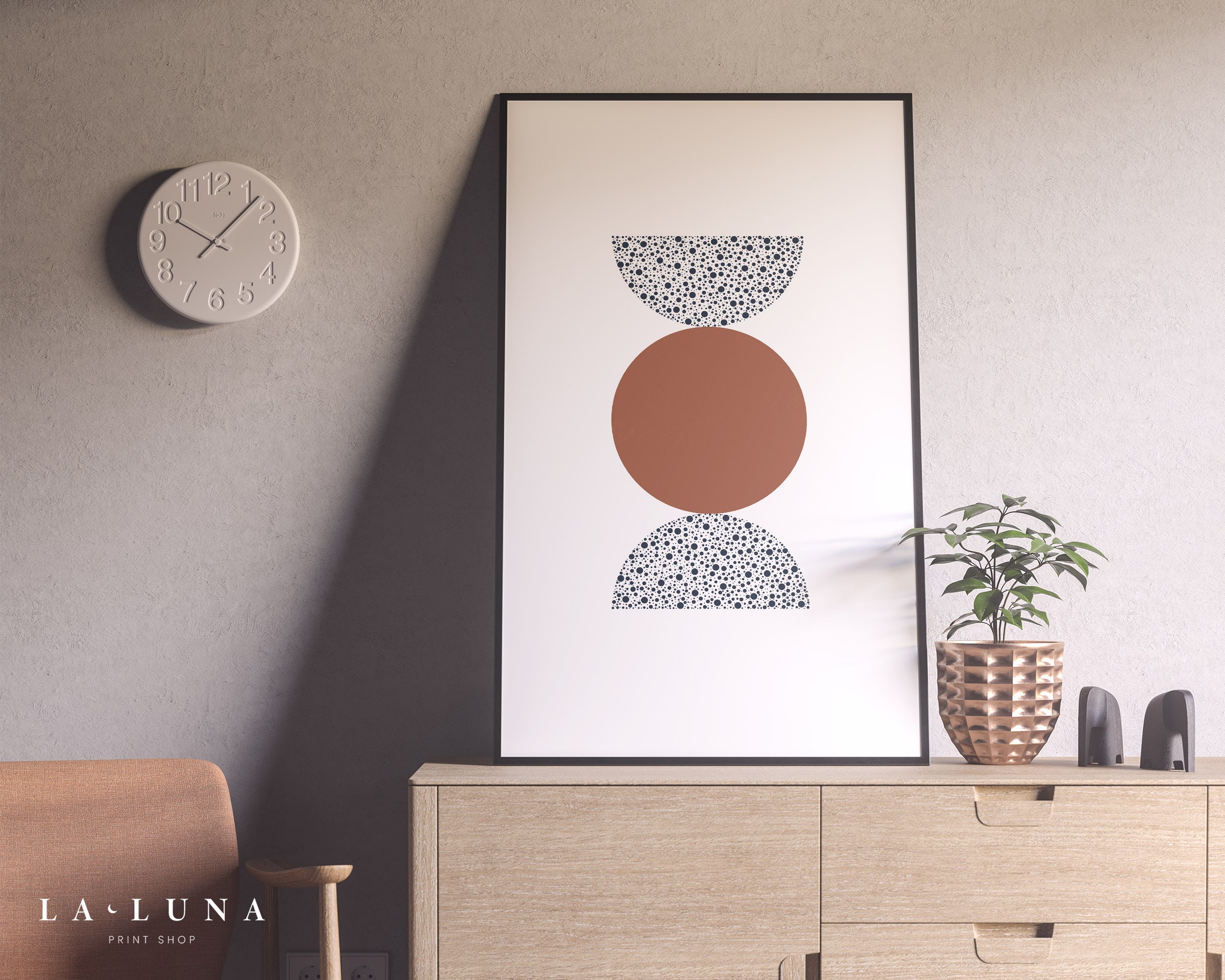 Circle Art Printable Digital Prints Abstract Wall Art - Etsy Singapore