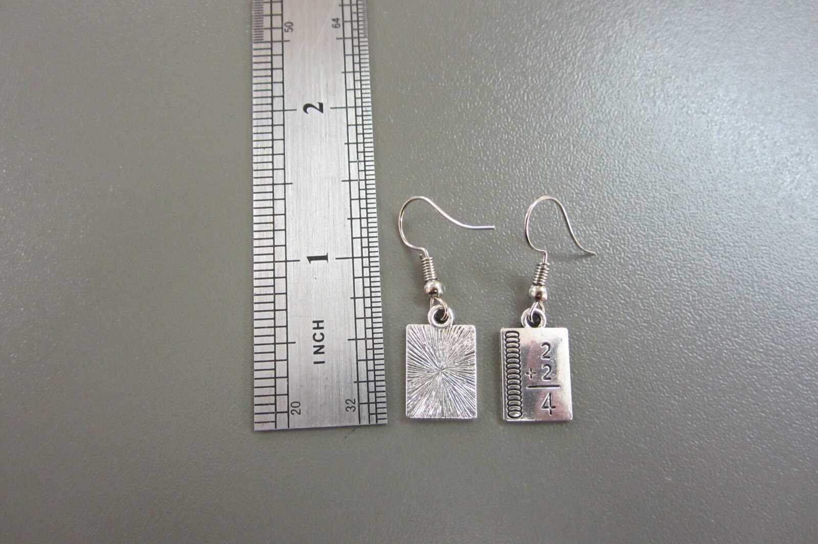 Math Earrings Maths Earrings Sum Earrings Maths Book - Etsy