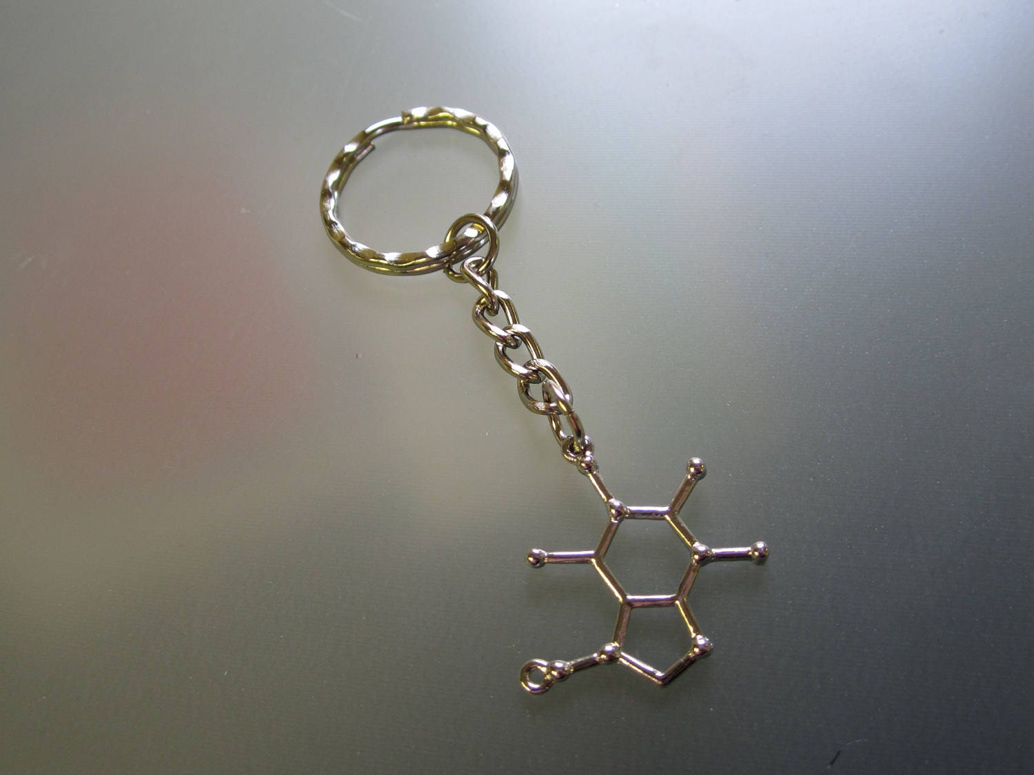 Science Keyring Science Key Ring Science Key Charm Atom Key - Etsy UK