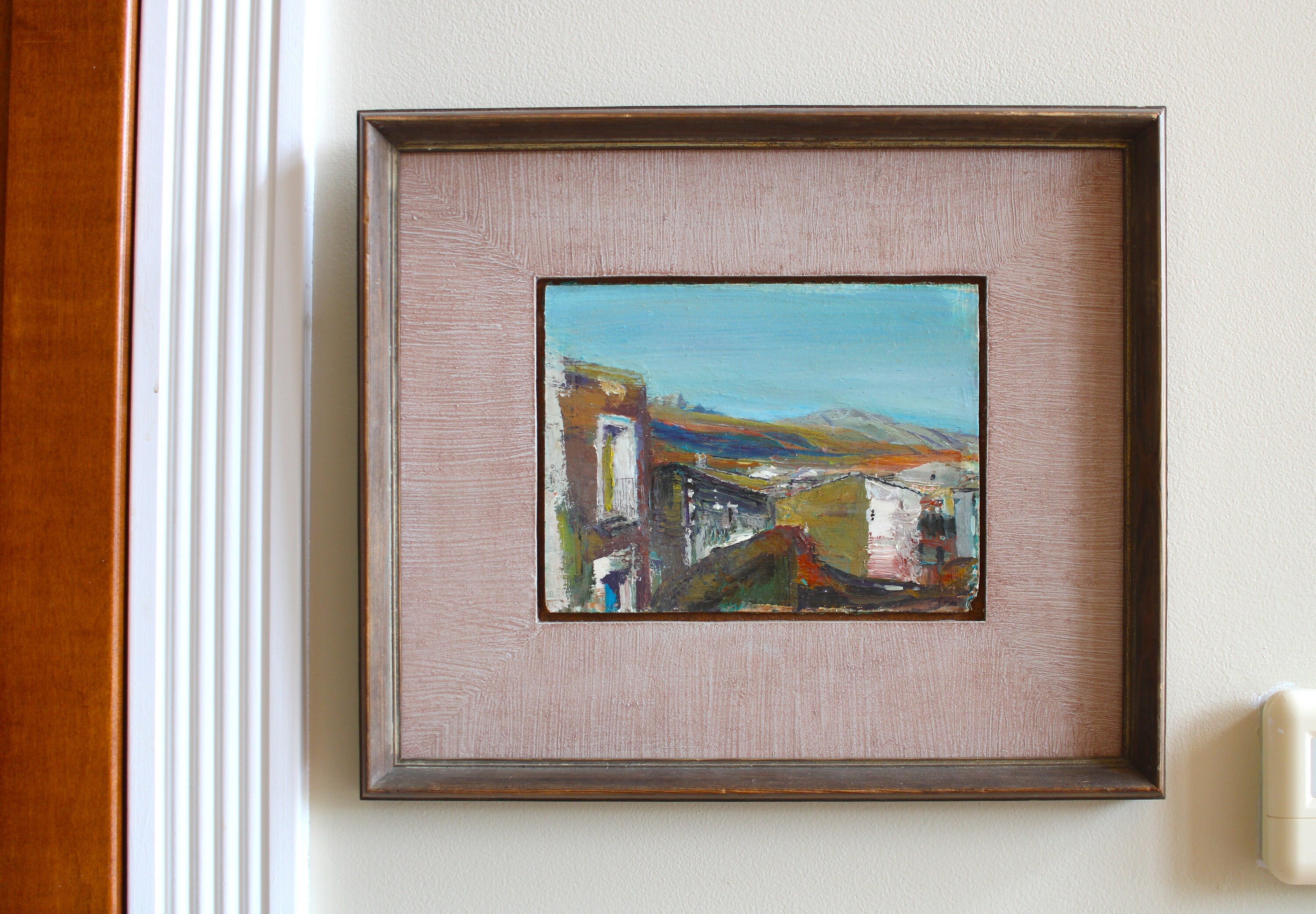 Summer SALE -- JOHN COBB Abstract Painting Original on Board Purchased ...