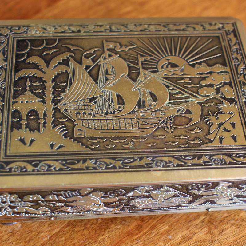 Antique Music Box - Etsy