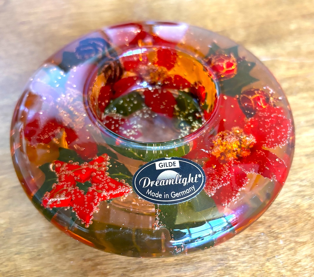 Gilde Dreamlight Acrylic Tea Light Holder Handmade in Germany ...