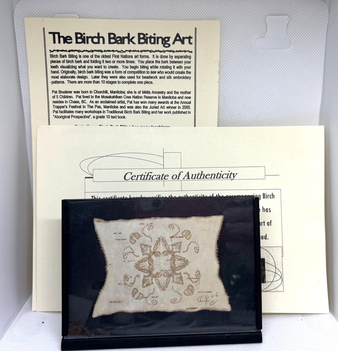 Native American Art - Birch Bark Biting 'summer Breeze ' by Pat ...