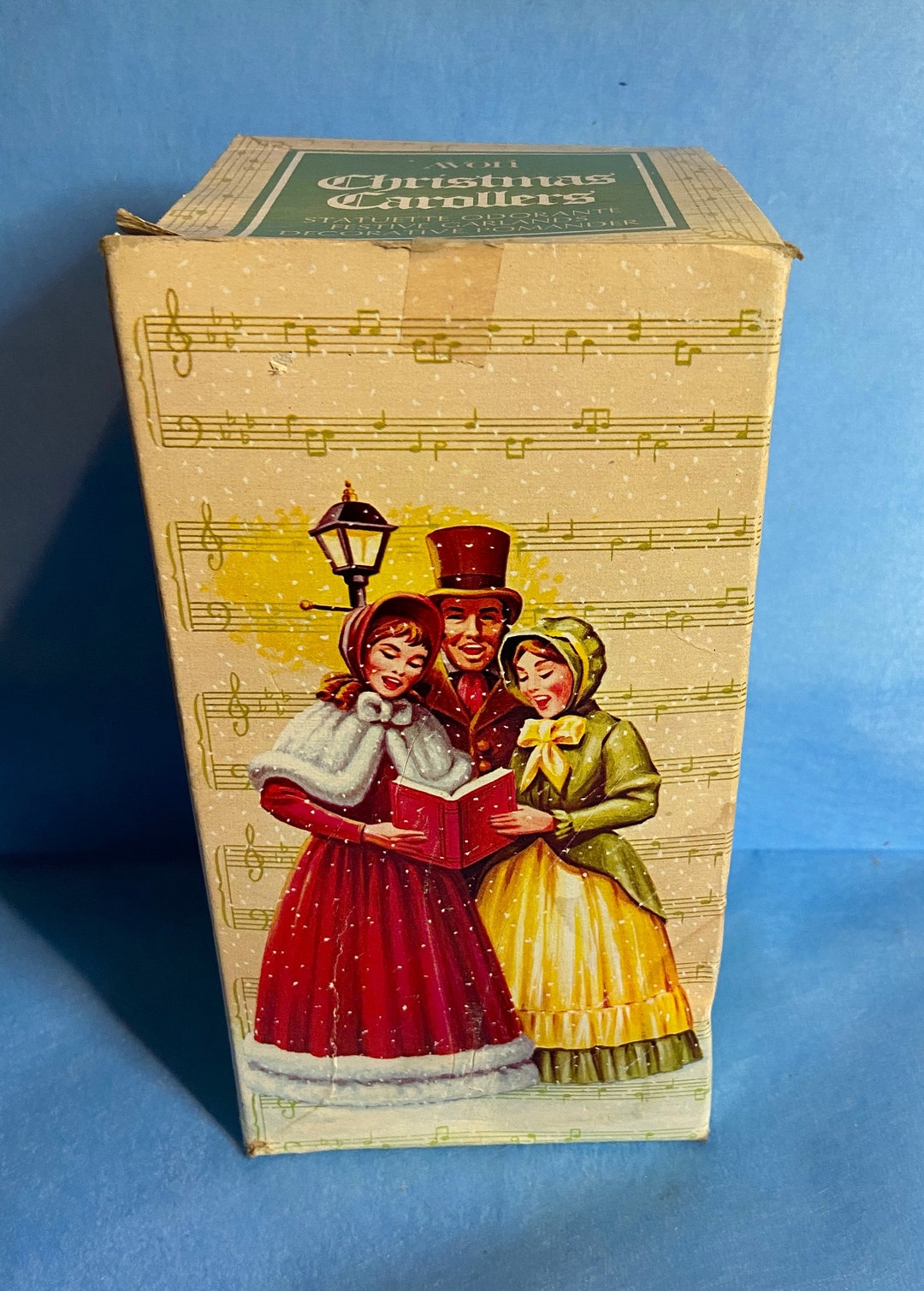 Free Shipping Vintage Avon Christmas Carollers Festive Garlands ...