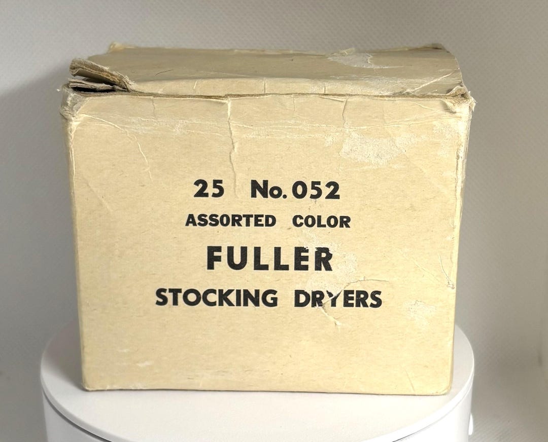 Vintage Box of Fuller Stocking Dyers Hangers Multi Color No. 052 26 ...