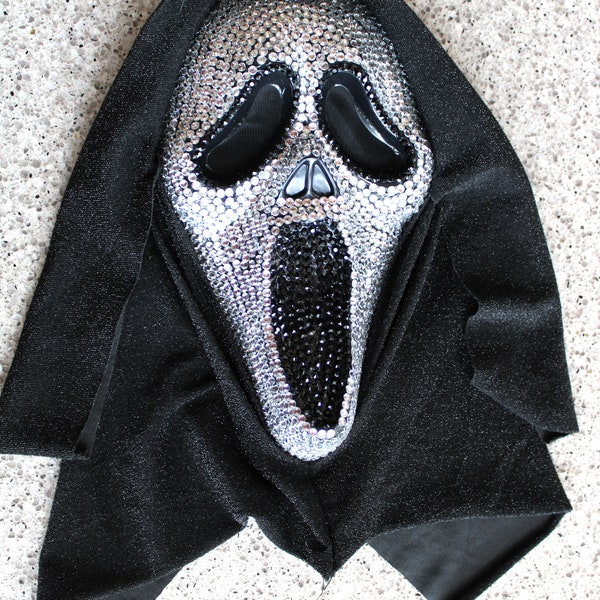 Bedazzled Scream Mask - Etsy