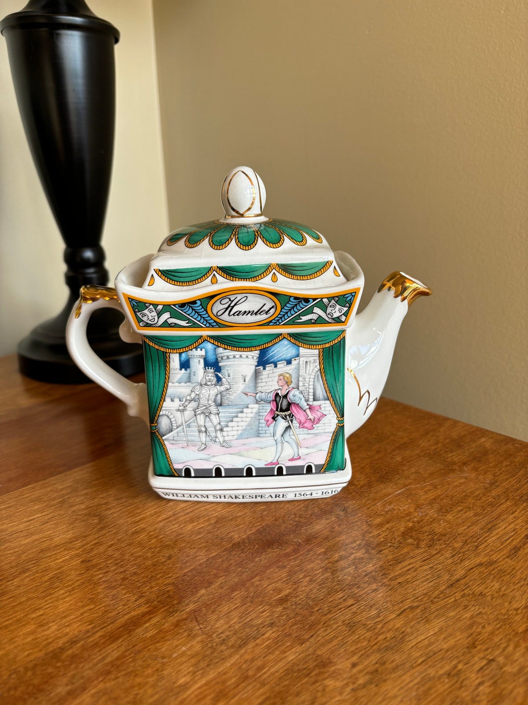 Sadler Teapot William Shakespeare Hamlet Teapot Collectable Design No ...