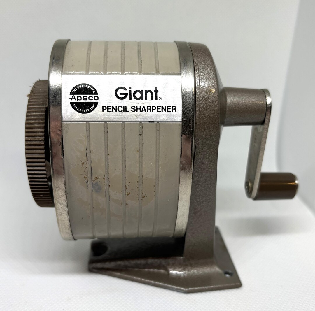 Vintage Apsco Giant Pencil Sharpener for Different Pencil Sizes ...