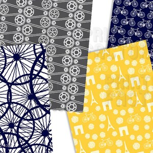 Cycling Digital Paper - Sports Digital Background Bicycle Paper - 12 ...
