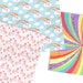Unicorn Digital Paper - Unicorn Rainbow Glitter Background Paper - 12 ...