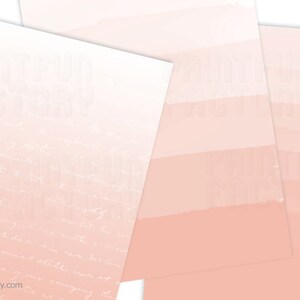 Ombre Digital Paper - Coral and Peach Watercolor Backgrounds Wedding ...