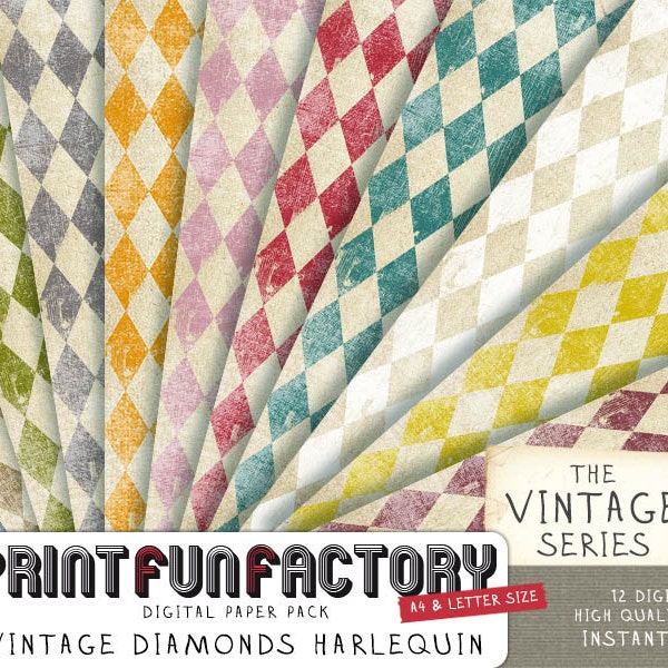 Harlequin Pattern - Etsy