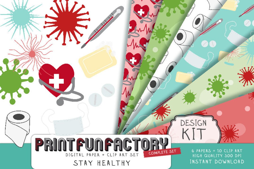 Virus Digital Paper Health Clip Art Virus Clip Art, Educational Clip ...