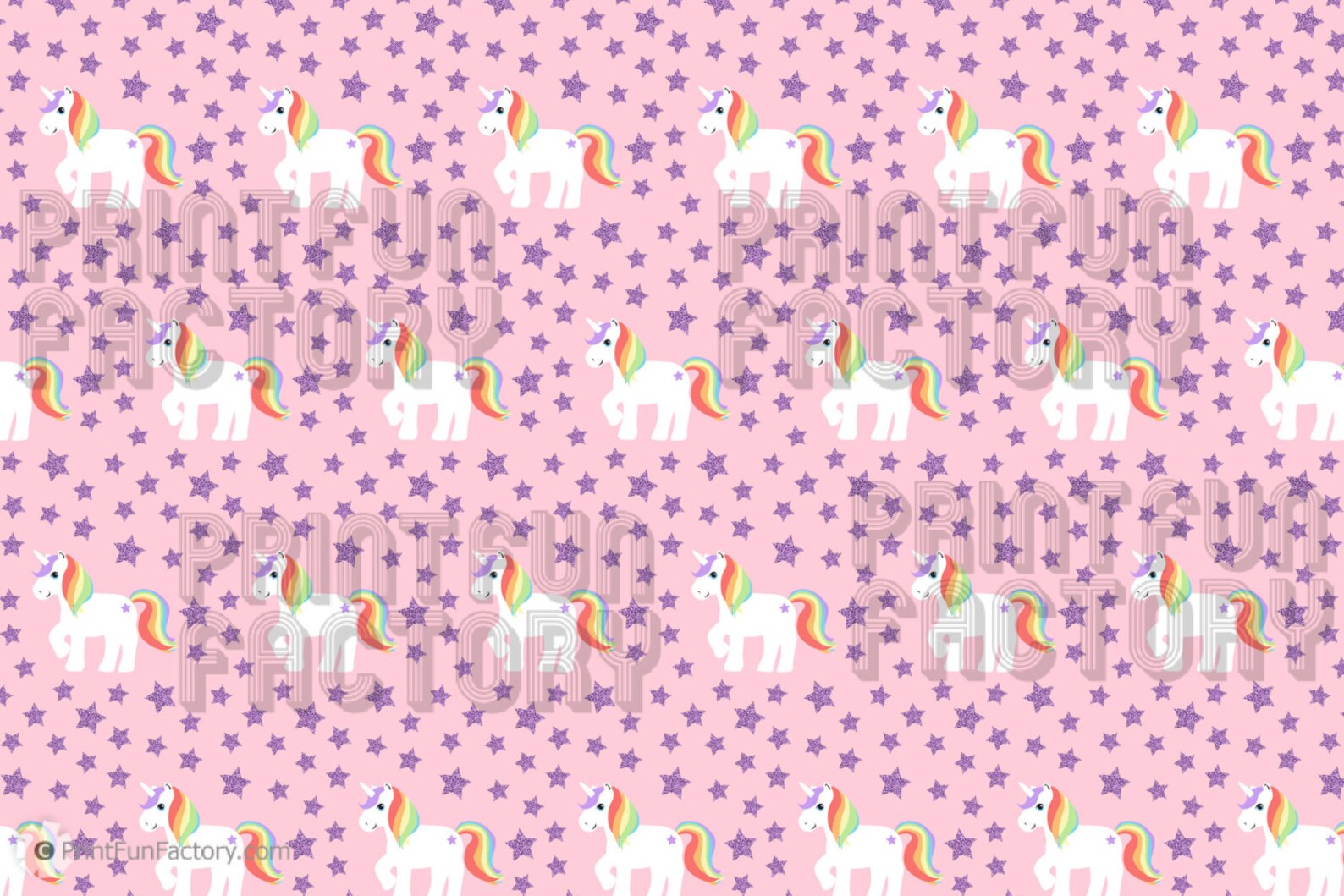 Unicorn Digital Paper Unicorn Rainbow Glitter Background | Etsy