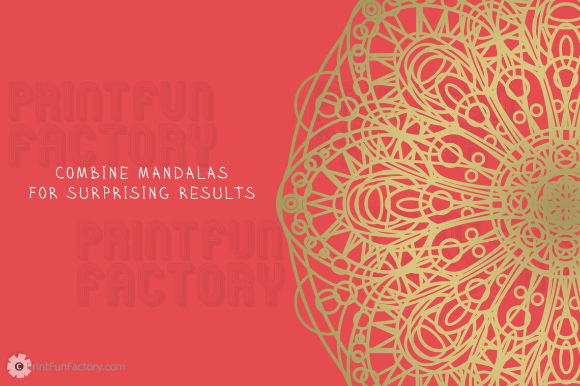 Mandala Digital Clip Art Gold & Glitter Mandalas INSTANT - Etsy