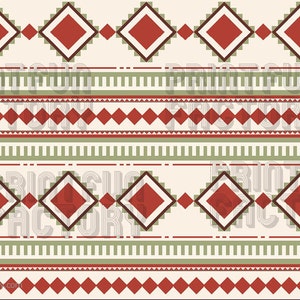 Aztec Christmas Digital Paper - Christmas Aztec Tribal Pattern ...