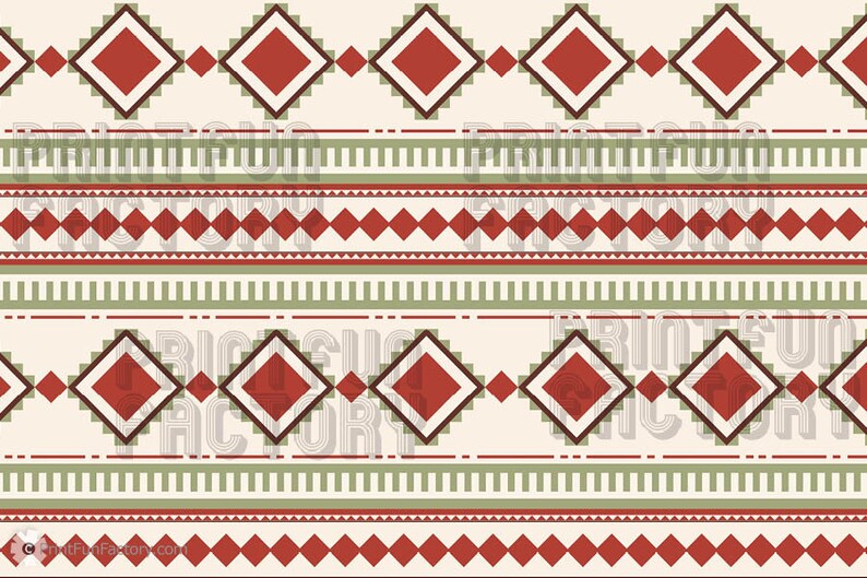 Aztec Christmas Digital Paper - Christmas Aztec Tribal Pattern ...