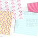Flamingo Digital Paper - Flamingo Pink, Yellow & Mint Blue Background ...