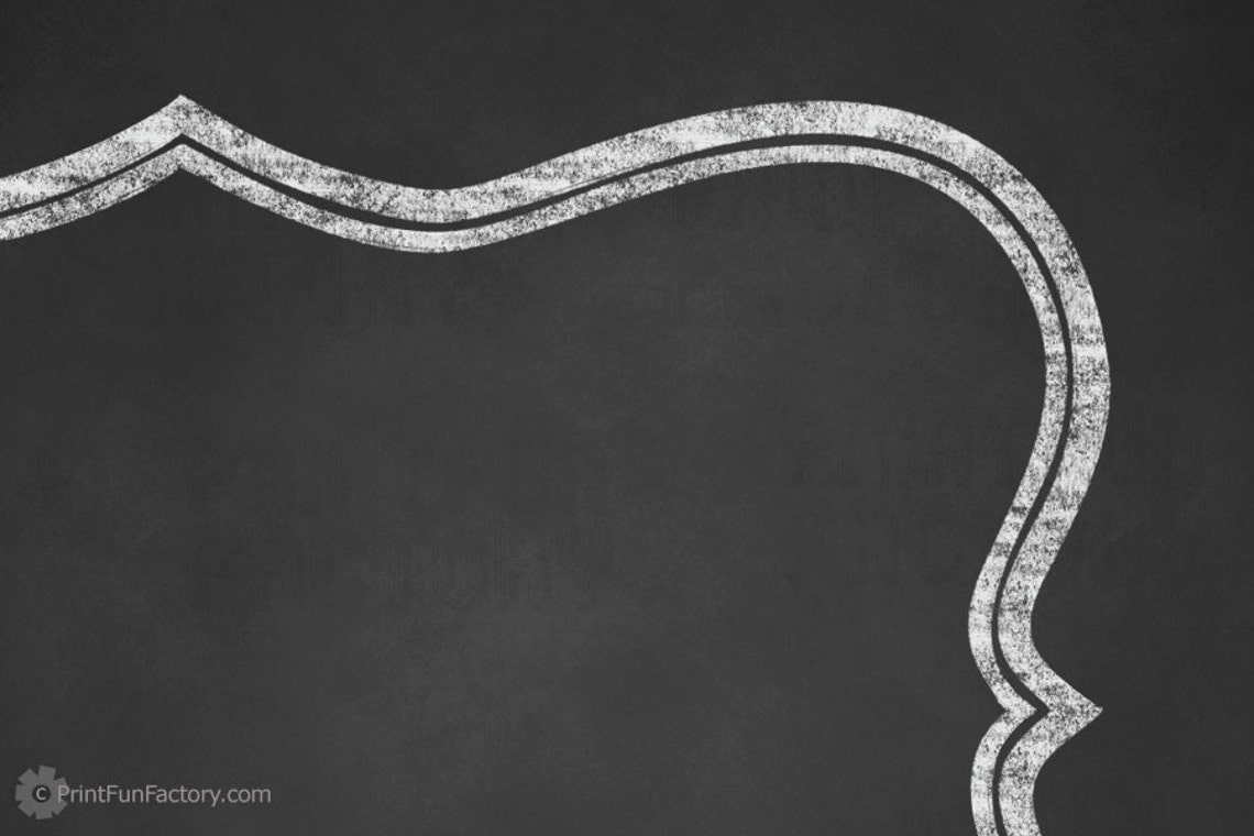 Chalk Frames Basic Clip Art INSTANT DOWNLOAD - Etsy