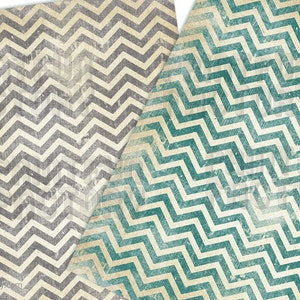 Chevron Digital Paper - Vintage Zig Zag Chevron Distressed Scrapbook ...
