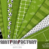 Colorful Soccer Balls Digital Paper PNG - Downloadable Background for ...