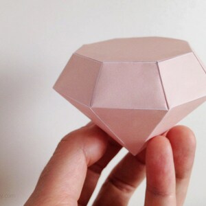 Paper Diamonds Paper Craft - Pastel D.I.Y. 3D Folding Paper Diamonds 2 ...