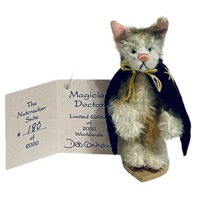Miniature Deb Canham Vintage Magician Doctor Cat - Etsy