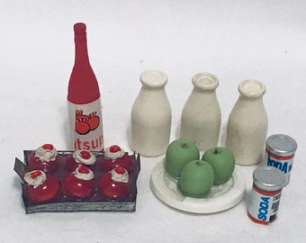 Miniature Food Candy Bowl /1:12 Dollhouse Miniature Sweets / - Etsy