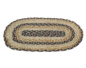 DOLLHOUSE MINIATURES Woven Fabric Carpet / RUG Artisan Handmade ...