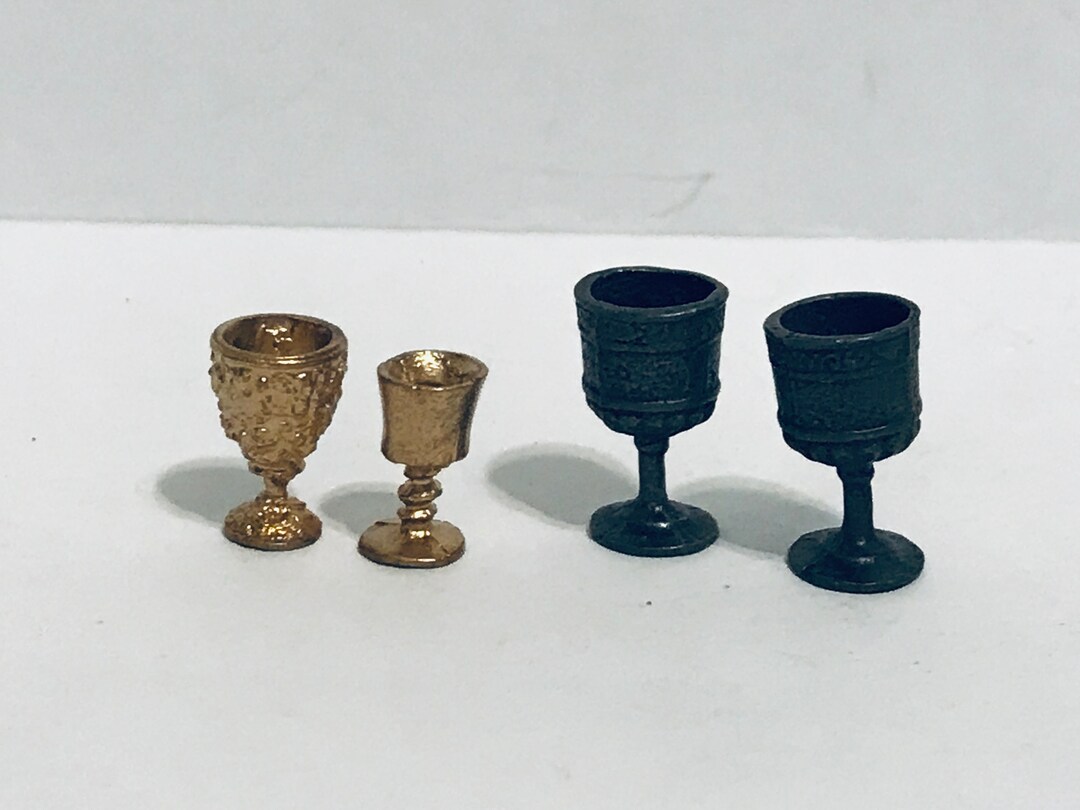 Dollhouse Miniature 1” Scale Goblets - Etsy