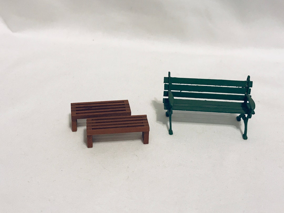 Dollhouse Miniature 1/2” Scale Benches - Etsy