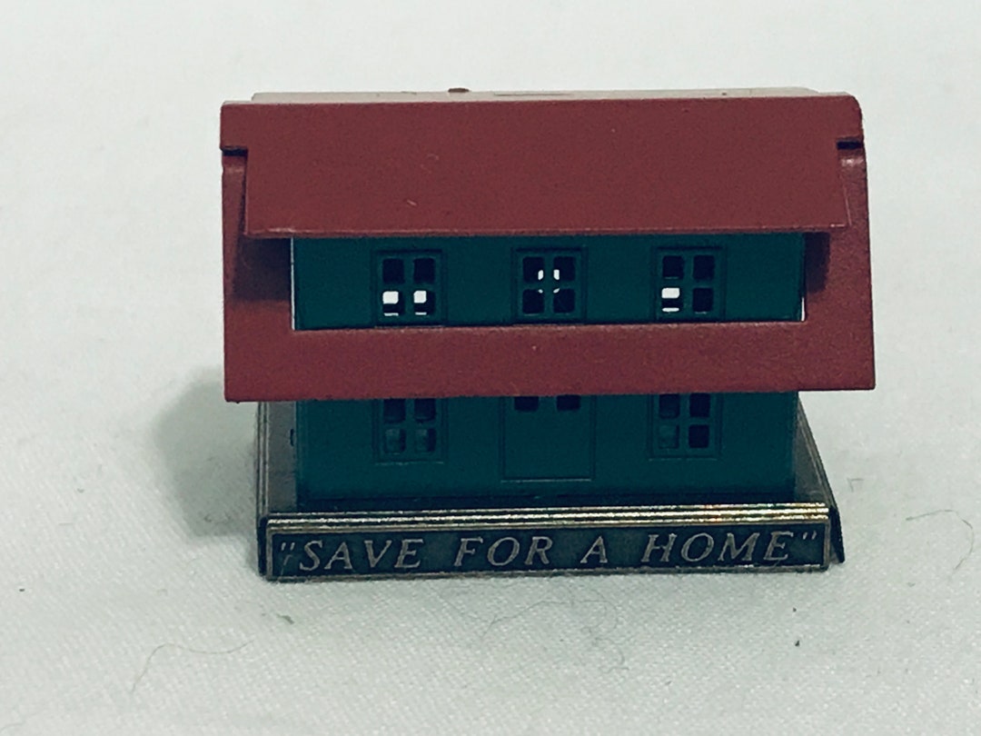 Dollhouse Miniature 1” Scale Metal Bank by Lew Kummerow - Etsy