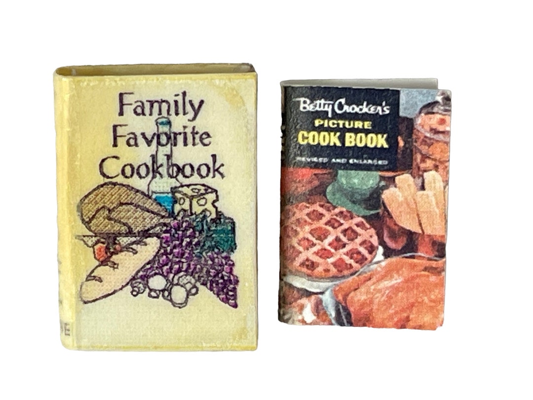 Dollhouse Miniature 1" Scale Miniature Cook Book - Etsy