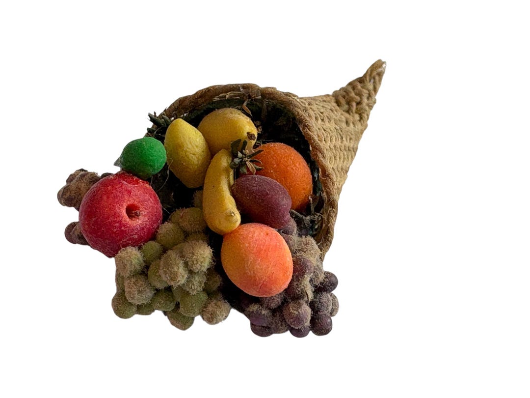 Dollhouse Miniature 1" Scale Cornucopia - Etsy