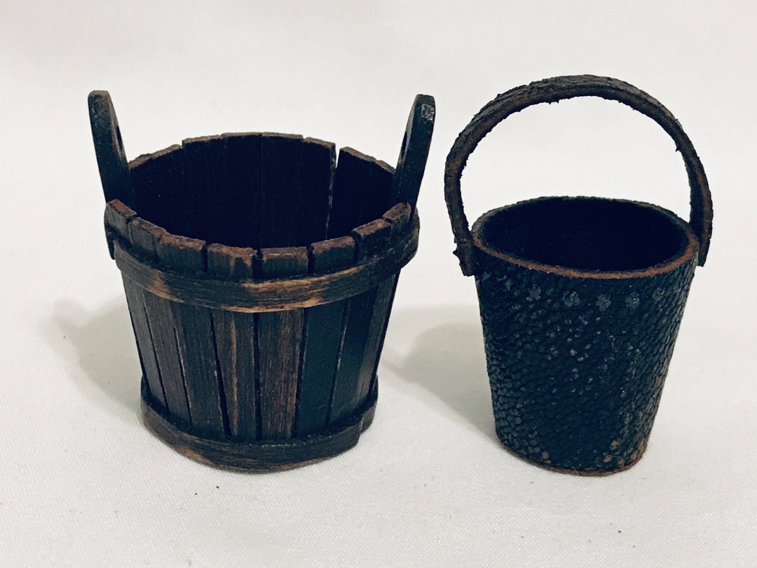 Dollhouse Miniature 1” Scale Vintage Bucket - Etsy