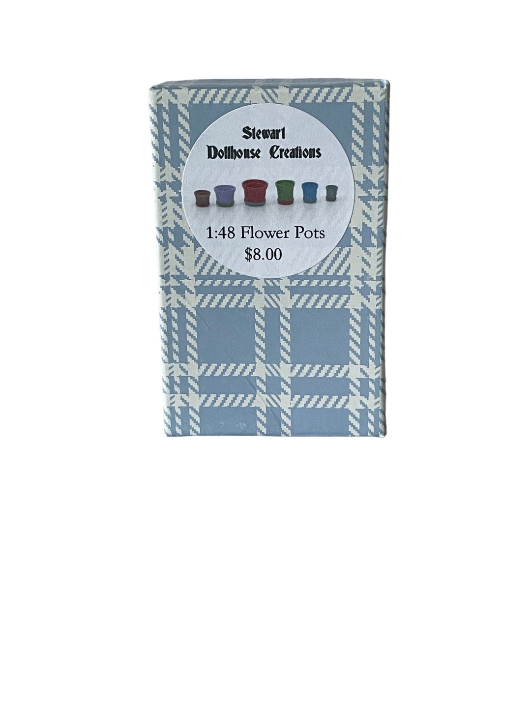 Dollhouse Miniature 1/4" Scale Flower Pot Kit by Ruth Stewart - Etsy