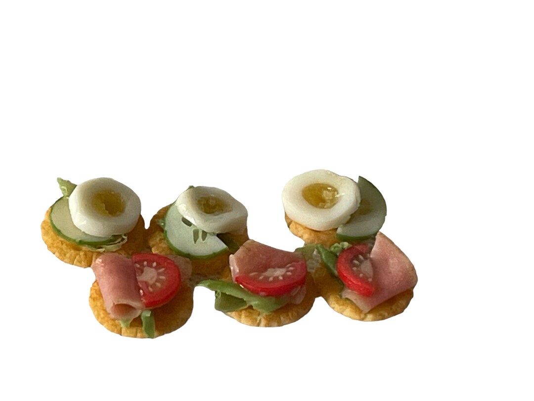 Dollhouse Miniature 1 Scale Canapés by Amanda Speakman - Etsy