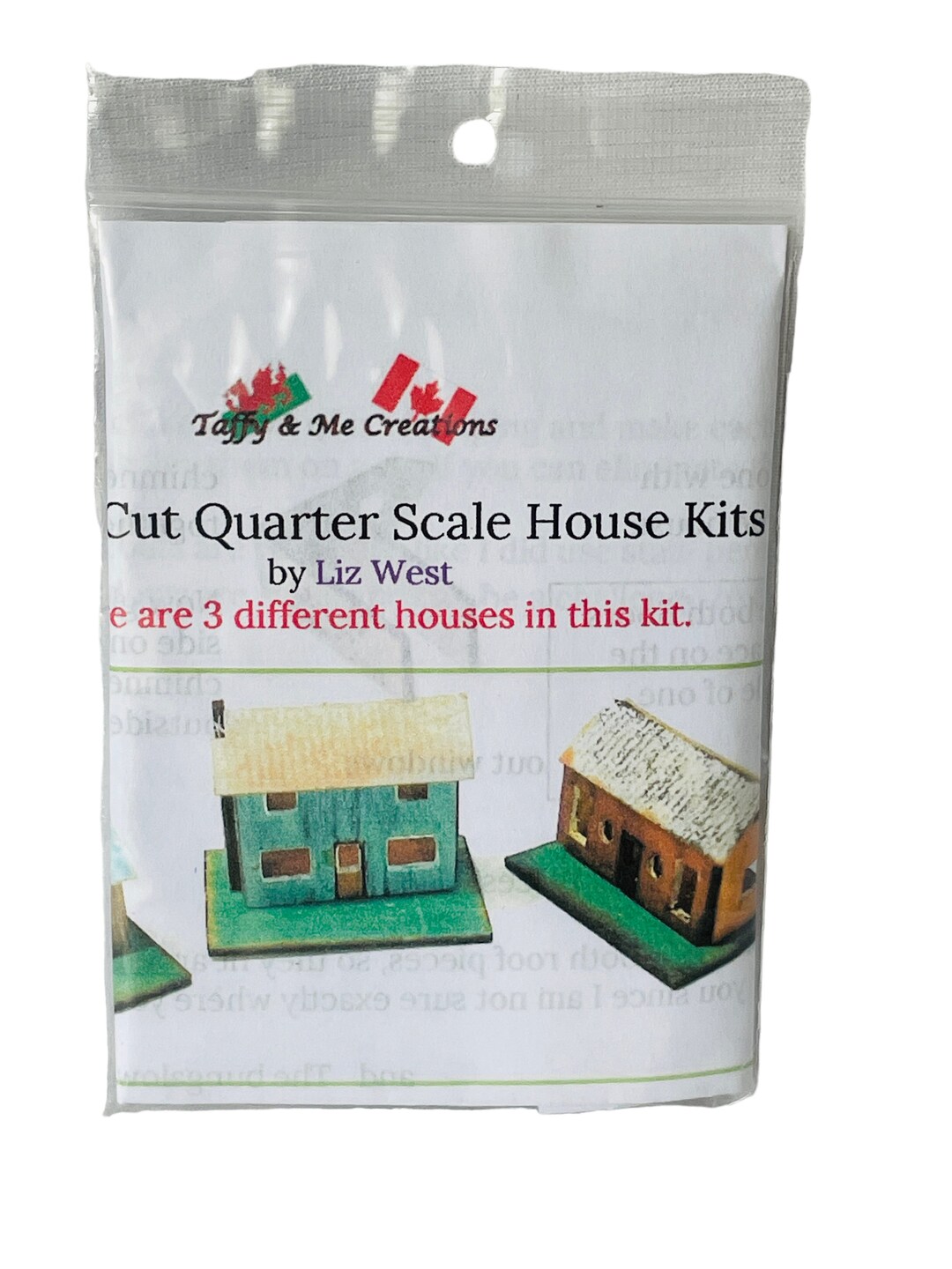 Dollhouse Miniature 1/4 Scale House Kit by Liz West - Etsy