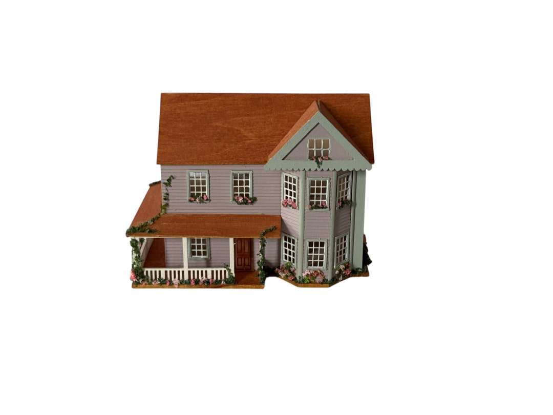Dollhouse Miniature 1/144” Scale House 1995 by Pat Russo - Etsy