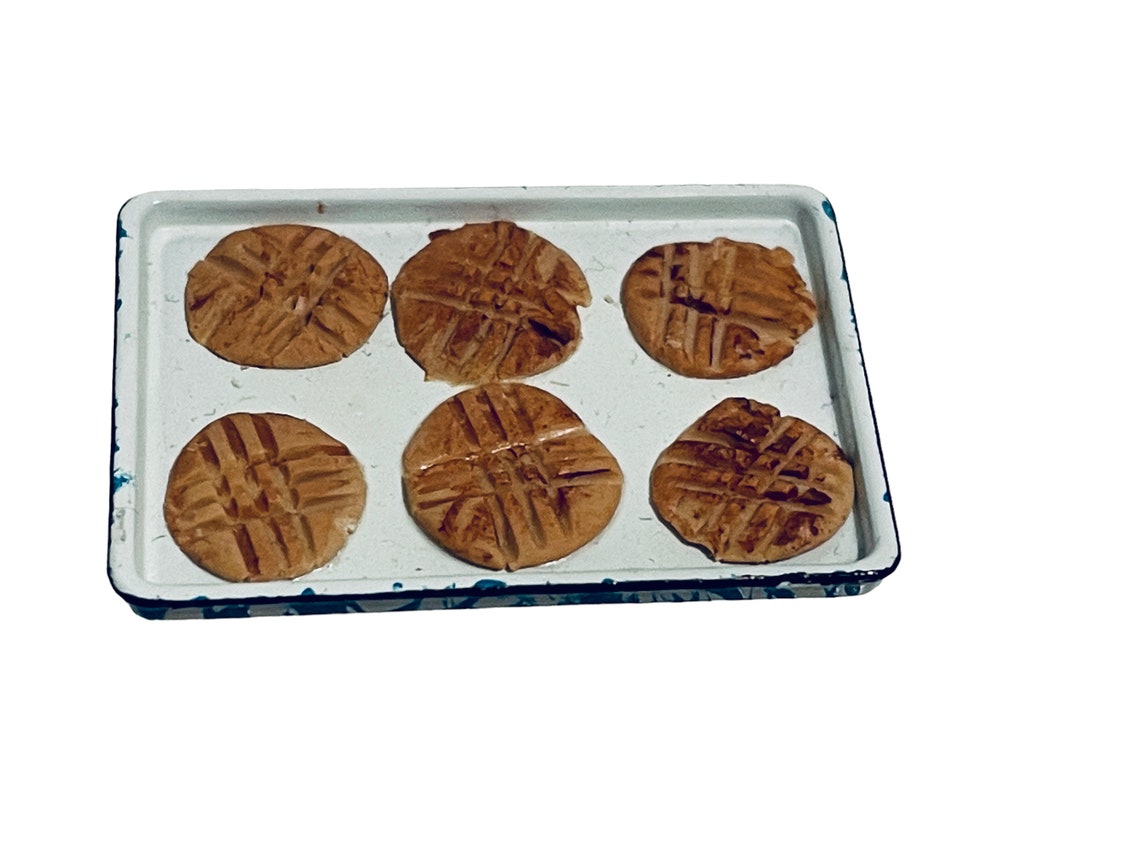 Dollhouse Miniature 1" Scale Baking Sheet of Cookies - Etsy