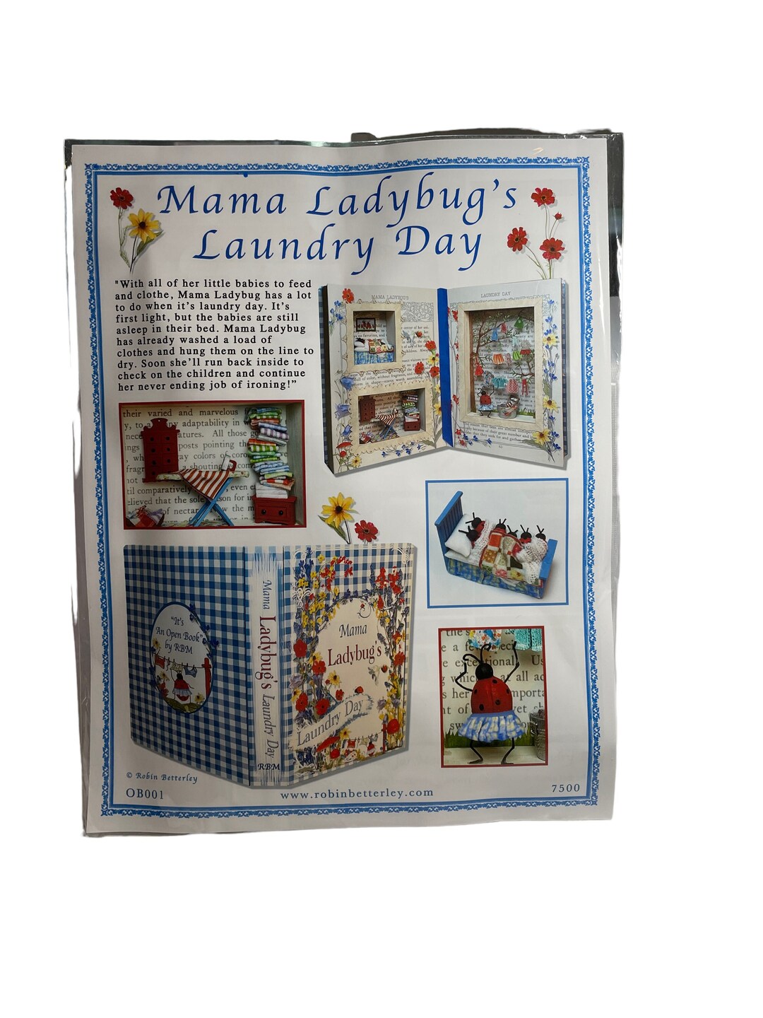 Dollhouse Miniature Robin Betterley Mama Ladybug’s Laundry Day Kit - Etsy