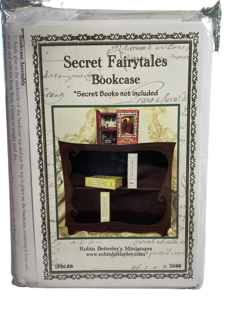 Robin Betterley Secret Fairytales Bookcase Kit - Etsy